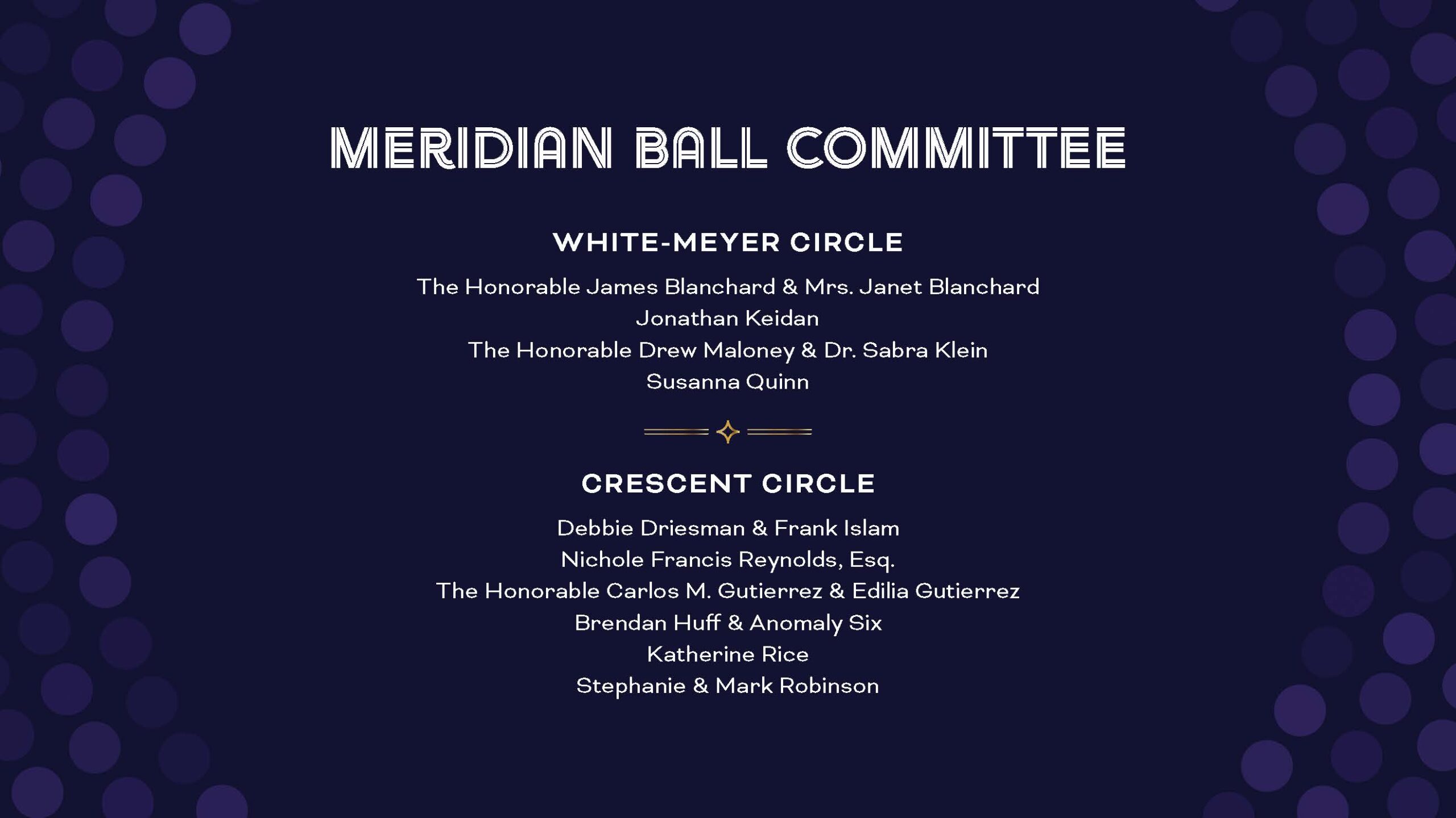 The 56th Annual Meridian Ball | Meridian International Center